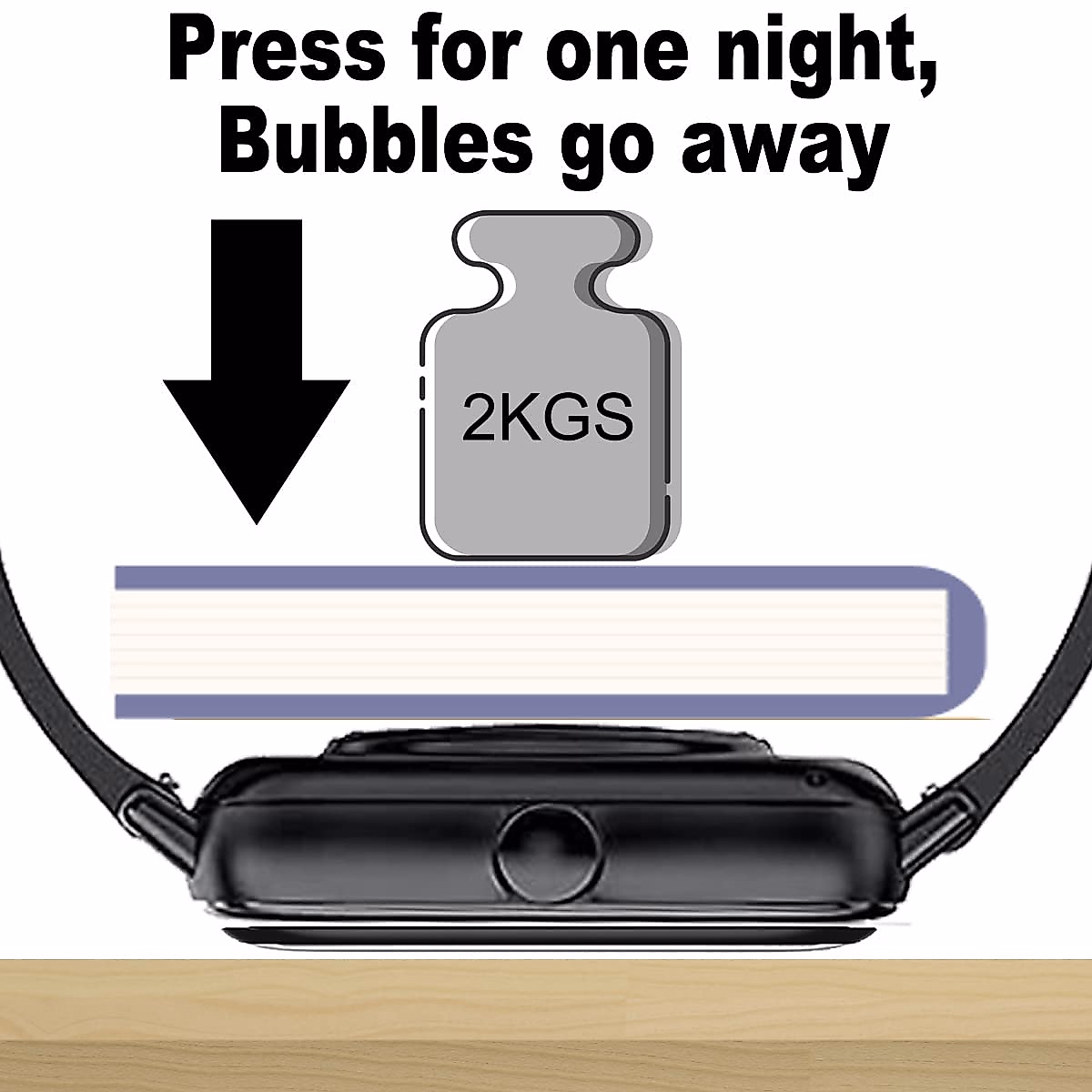 smaate 3D Screen Protector Compatible with TOOBUR IDW16 1.95” and Quican W16B Veryfit Smart Watch (Answer/Make Calls)