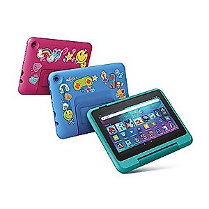 Amazon Kid-Friendly Case for Fire 7 tablet (Only compatible with 12th generation tablet, 2022 release) - Rainbow Universe