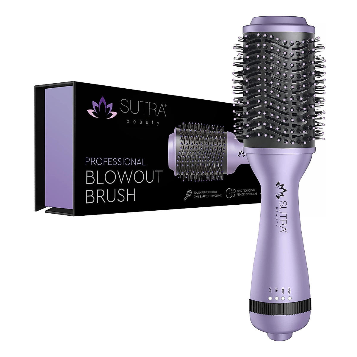 SUTRA Professional 3" Blowout Brush, Lavender, Lavender, 1 ct.