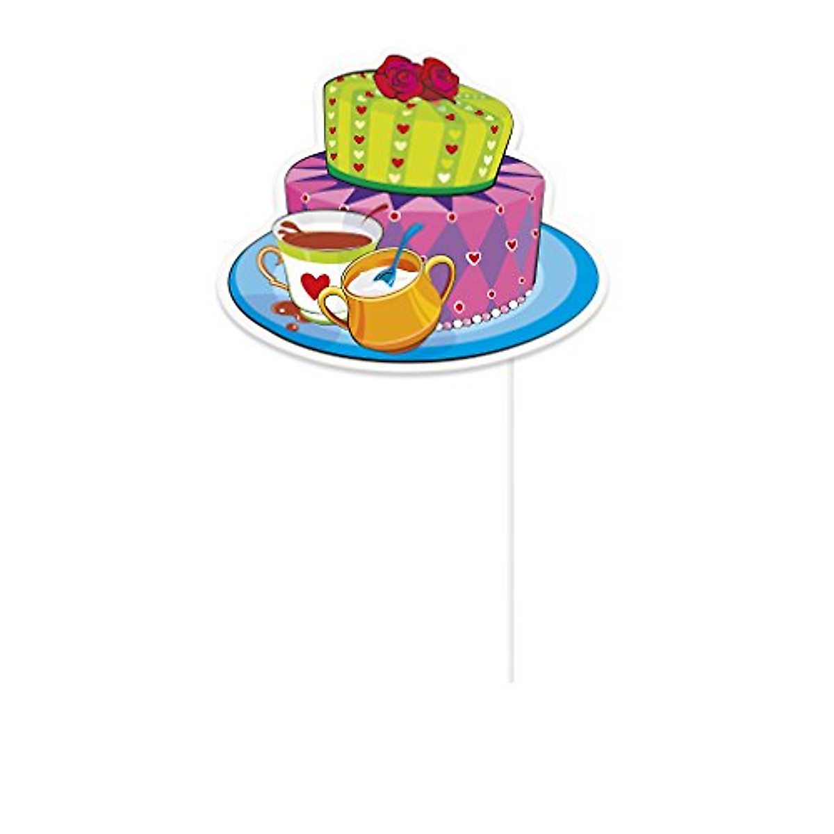 Tea Party Photo Booth Props (10 Count), Premium Multicolor Cardstock - Unique & Fun Design, Perfect For Birthdays & Themed Celebrations
