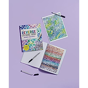The Reverse Coloring Book™: Mindful Journeys: Be Calm and Creative: The Book Has the Colors, You Draw the Lines