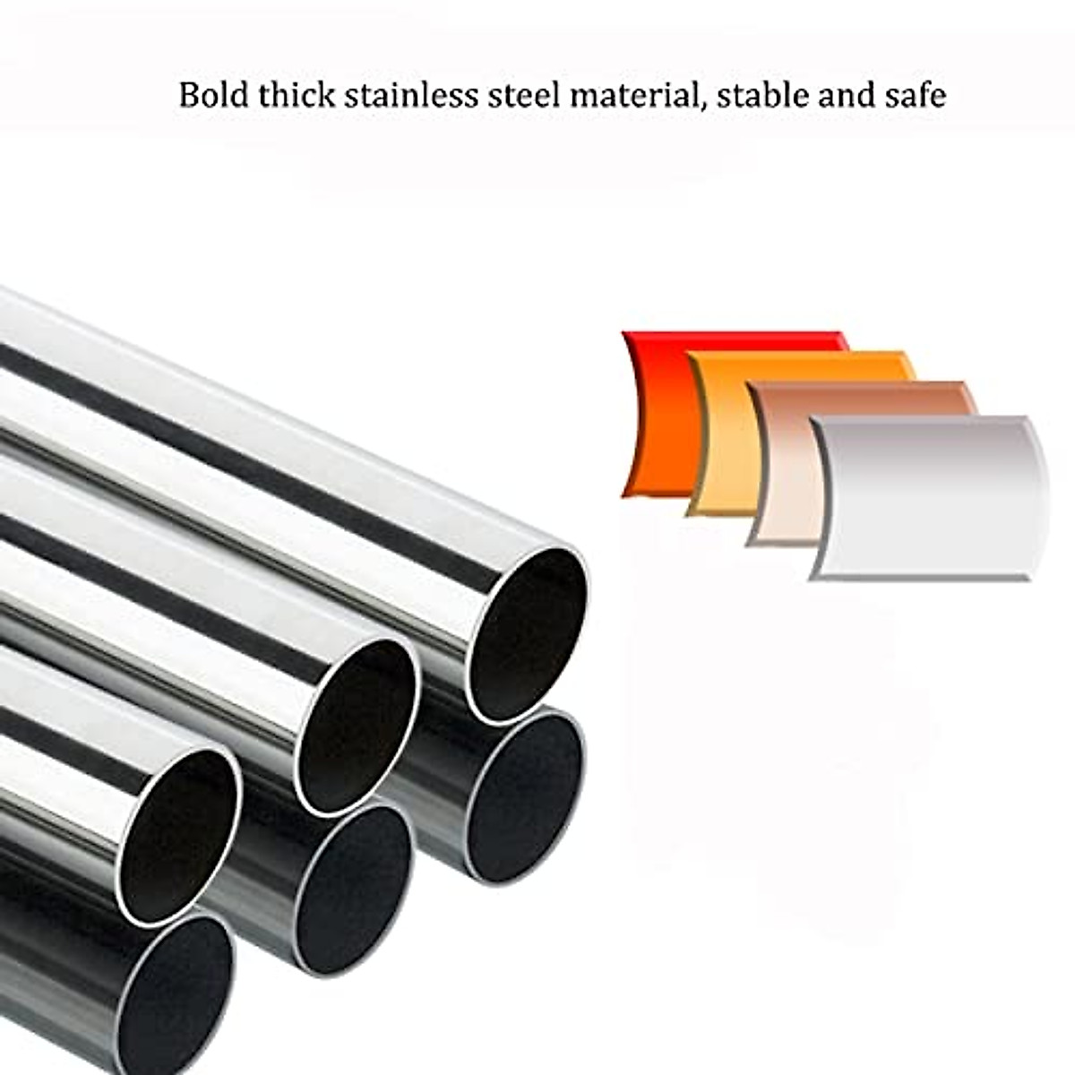 BKGDO Washer Storage Frames Floor Standing for Over Toilet,Multi-Purpose Multi-Layer Washinghine Shelf,Stainless Steel Washinghine Shelf,Round Tube Bathroom Rack Bathroom/155Cm