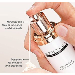 DRMTLGY Advanced Neck Cream - Neck Firming Cream for Tightening & Lifting Sagging Skin - Neck Wrinkles Treatment & Skin Firming Cream