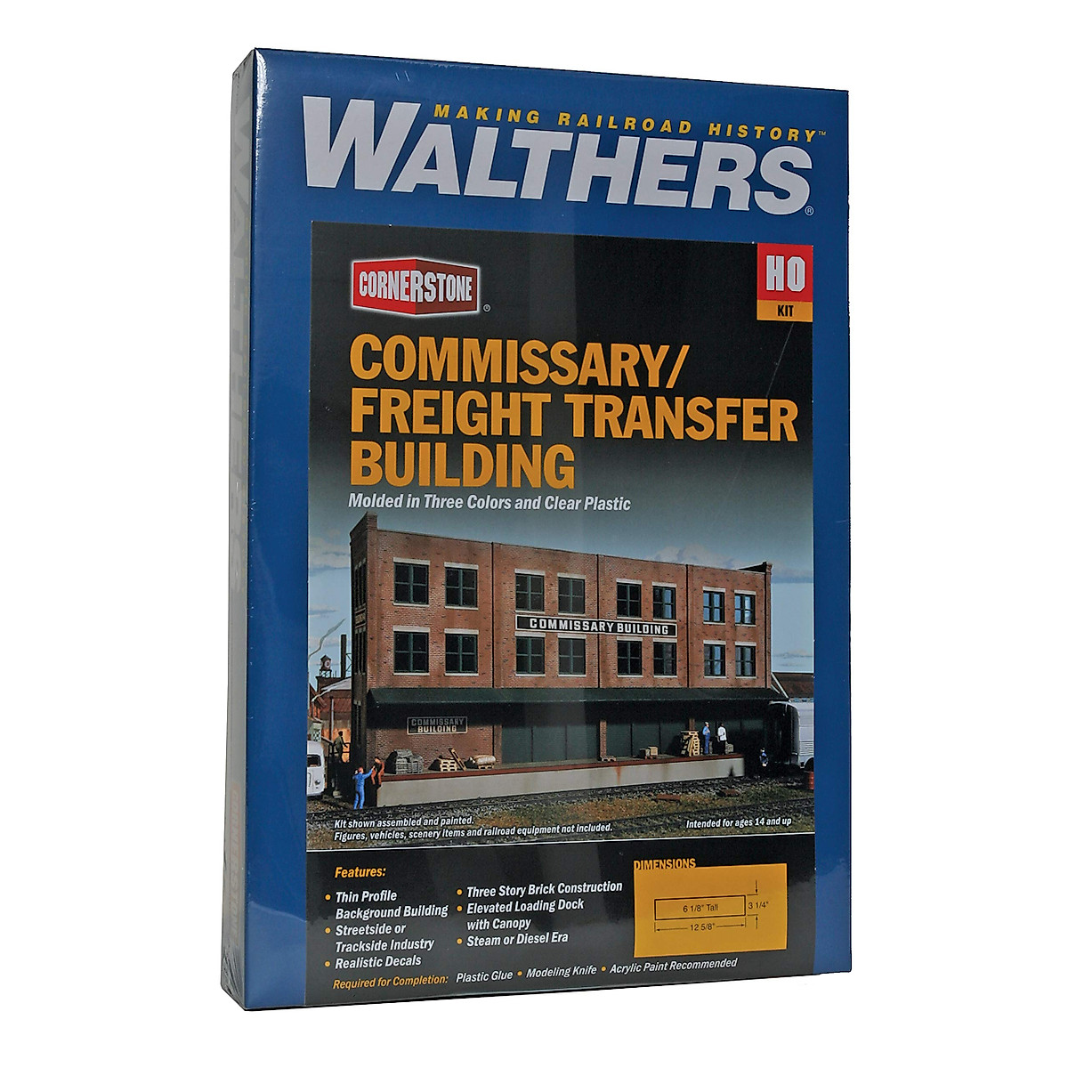 Walthers Cornerstone Series Kit HO Scale Commissary/Freight Transfer