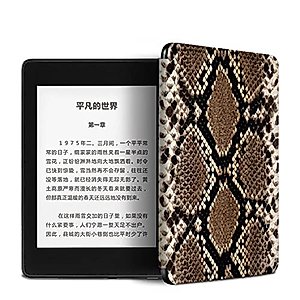 Case Compatible with Kindle Paperwhite Case Fits 10th Generation 2018 Released eBook Reader Covers Smart Accessories PU Leather Kindle Covers - Book Cover
