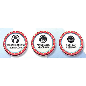 1616 Holdings Disney Princess Bluetooth Kid-Safe Wireless Headphones - Volume Limiting, Multicolor