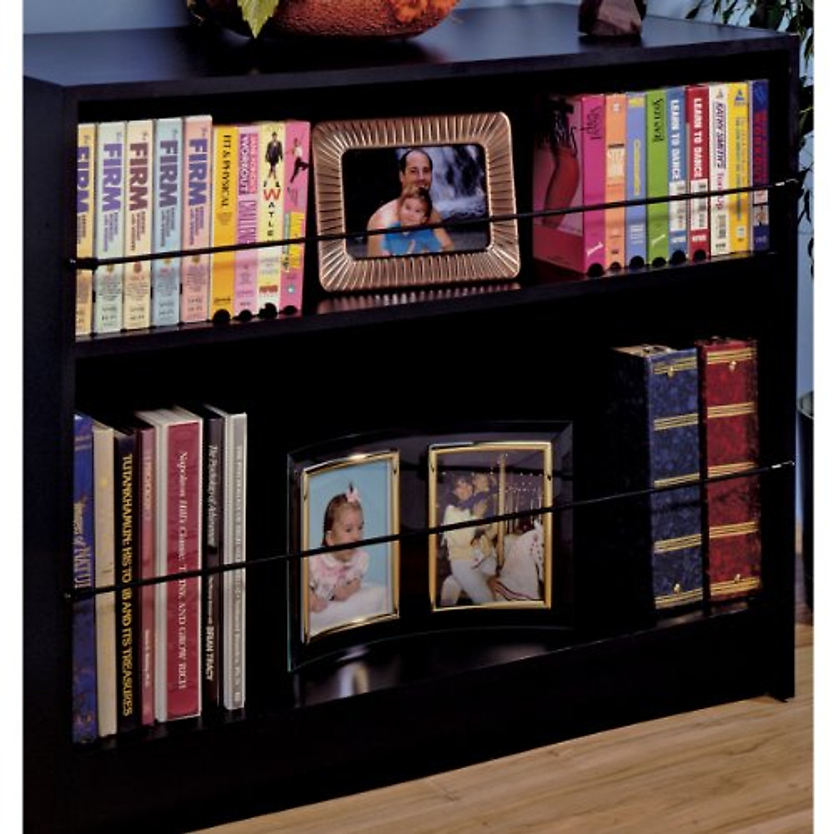 Quakehold! Bookcase and Storage Furniture Strap, Earthquake Fasteners for Disaster Preparedness, Child Proof Safety Straps for RV, Home Office, Helps Prevent Damage and Injury, Easy to Install, Black