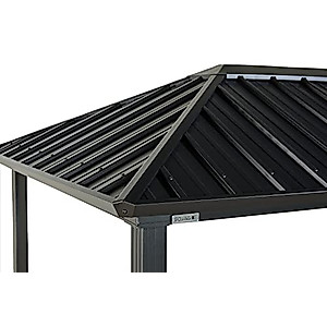 Sojag 6' x 8' Dakota BBQ Grill Gazebo Outdoor Weather-Resistant Aluminum Frame Shelter