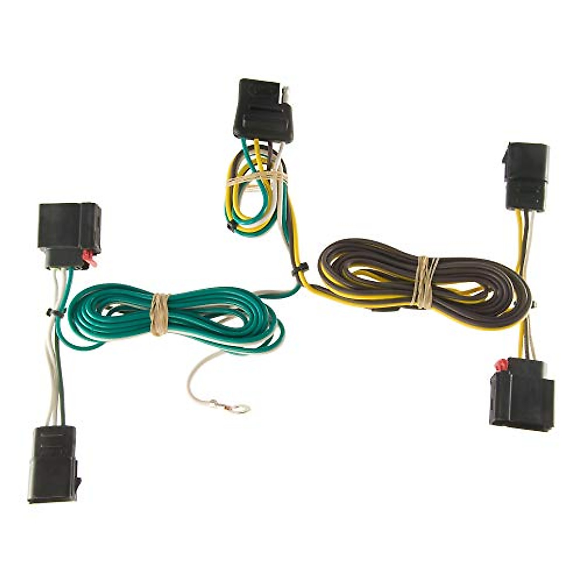 CURT 56133 Vehicle-Side Custom 4-Pin Trailer Wiring Harness, Fits Select Dodge Durango , Black