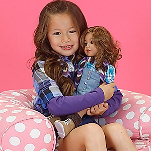 Adora Fun, Amazing Sweet Girls - Ava! 18” Amazon Exclusive Play Doll in Soft Vinyl, Perfect Dressing and Styling Outfit Changeable with Other Amazing Girl Dolls