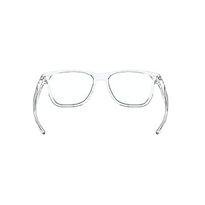 Oakley Men's Ox8163 Centerboard Square Prescription Eyewear Frames, Polished Clear/Demo Lens, 55 mm