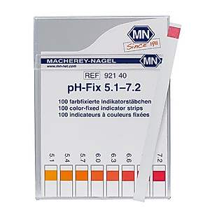Macherey-Nagel, 92140, pH-Fix 5.1-7.2, Box of 100 Strips