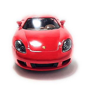 KiNSMART Porsche Carrera GT Red 5" 1:36 Scale Die Cast Metal Model Toy Race Car