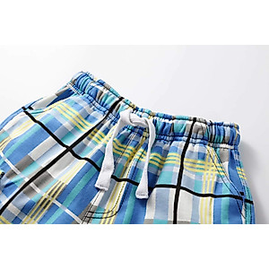 Little Bitty Toddler Boy Clothes 3T Boys Summer Outfits Clothing Cotton Dinosaur T-Shirt & Shorts set, Multi Pattern 3-4Y/3T