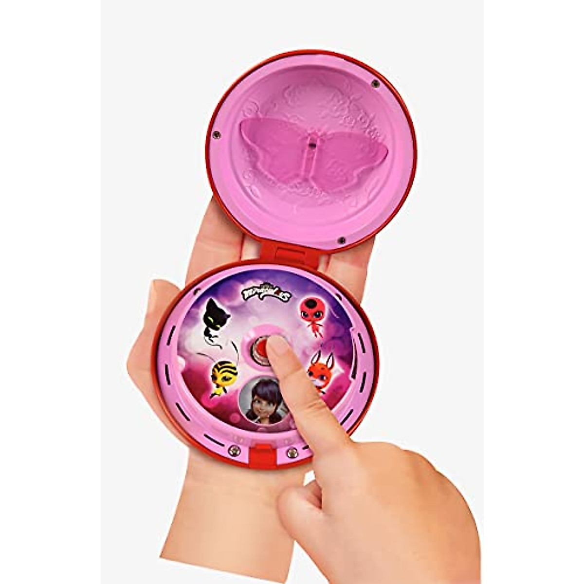 Bandai Miraculous Ladybug Yoyo Communicator, Ladybug Accessories Toy Phone for Role Play Fun, Miraculous: Tales of Ladybug & Cat Noir Kids Toys for Dress Up Games, Miraculous Ladybug Gift