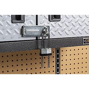 BRINKS - 44mm Laminated Steel Keyed Padlock with Adjustable Shackle - Chrome Plated with Hardened Steel Shackle