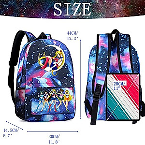 Qoinied Kids Girls Backpack for School Travel Backpack For Women Laptop Backpack for Girls (H)