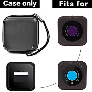 Hard Case Compatible with NETGEAR Nighthawk M6 Pro MR6500/ M6/ M5 / M1 MR1100 5G LTE WiFi Mobile Hotspot, Travel Router Storage Bag with Mesh Pocket for Charger and Other Accessories(Box Only)-Black