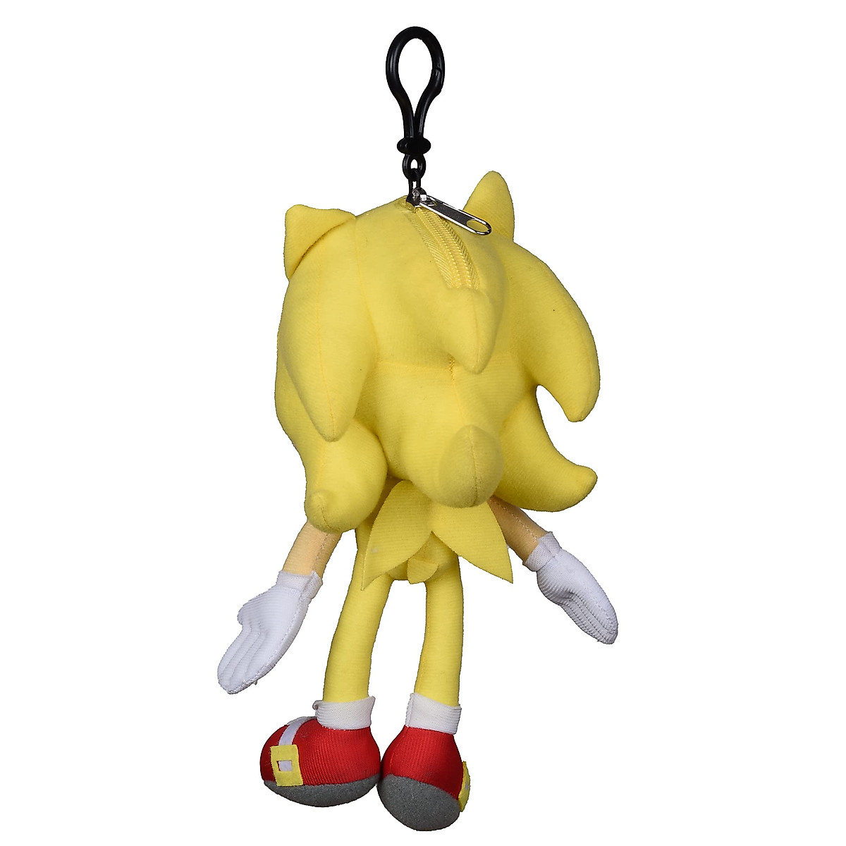 AI ACCESSORY INNOVATIONS Sonic The Hedgehog Sonic & Super Sonic Plush 8" Bag Clip Set, Toys for Kids, Toddler, & Preschoolers, 2 Pc