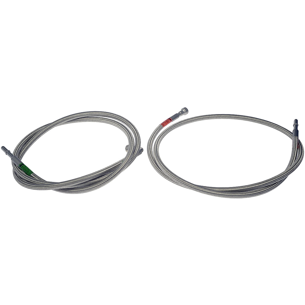 Dorman 819-821 Front Flexible Stainless Steel Braided Fuel Line Compatible with Select Cadillac/Chevrolet/GMC Models (OE FIX)