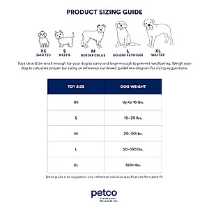 Leaps & Bounds Romp & Run Glow-in-The-Dark Bouncy Ball Dog Toy in, Medium