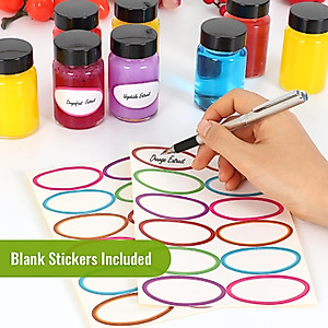 2oz Ginger Shots Bottles 12Pack- Portable Leakproof 2 oz Glass Jars with Lids- Glass Juice Shot Bottles with Caps for Wellness Shot(2 fl. oz, Set of 12)