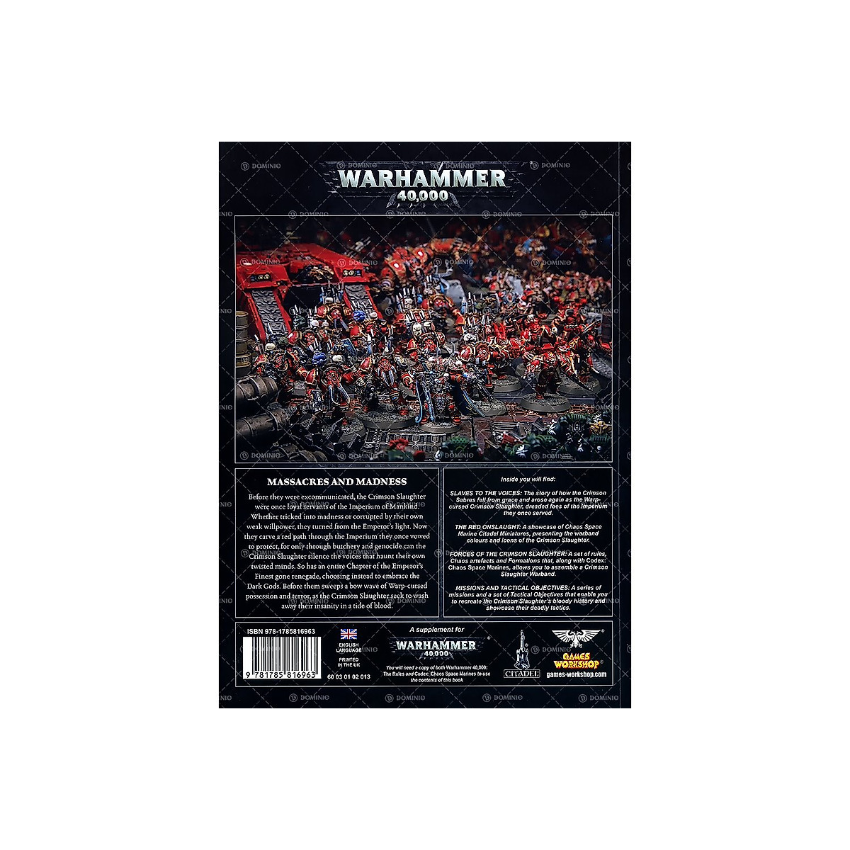 Codex Warhammer 40k: Crimson Slaughter Supplement