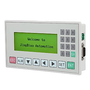 LCD Screen Text Display Module, OP320-A 3.7 inch Board Text Display HMI Support S485/RS232 Communication Port with Cable for PLC 192 x 64 Pixels