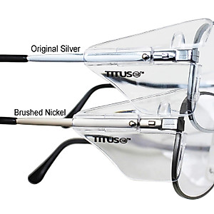 TITUS G77 Premium Metal Frame Aviator Z87+, Z87.1 Safety Glasses Side Shield Motorcycle Shooting DOT ANSI CE Approved Eyewear