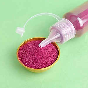 SATVIK 10 Shades of Rangoli Colors More Quantity Easy to Store Glitter Rangoli Colours Kit (No GULAL) Festival/Festive Multi Colors Powder Art Crafts Painting, Diwali Housewarming Return Gifts Items