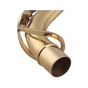 Liyafy 24.5mm Alto Saxophone Sax Bend Neck Brass Material Sax Replacement Part