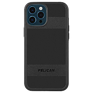 Pelican - PROTECTOR Series - Case for iPhone 12 Pro Max (5G) - Compatible with MAGSAFE Accessories & Charging - 15 ft Drop Protection - 6.7 Inch - Black
