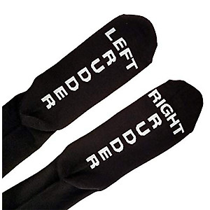 Left Rudder, Right Rudder Aviation Themed Airline Uniform | Premium Dress Socks | Aviation Gifts | Pilot Gifts | Single Pair