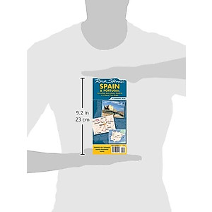 Rick Steves' Spain and Portugal Map: Including Barcelona, Madrid and Lisbon