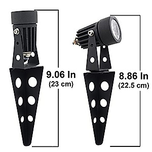 Mini 50X Twin Solar-Powered Cast Aluminium Warm White LED Spotlight 60-100 Lumen Per Light Fixture for Outdoor Garden Yard Landscape Downlight