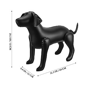 Mobestech Costumes Inflatable Dog Clothes Display Model Dog Party Decorations Self Standing Inflatable Dogs Dog Mannequin Inflatable Dog Clothing Model Stage Prop Toy PVC Pet