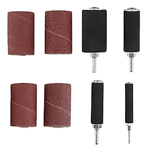 Sanding Drum Kit, Wear Resistant 20pcs Drum Sander Kit, Spindle Sanding Drum Sander Tool Kit, Woodworking for Carpentry Home Improvement DIY