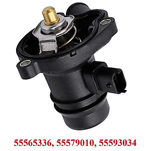 55565336 Engine Coolant Thermostat Housing Assembly with Water Inlet Fits 2013-2016 Buick Encore 2011-2016 Chevy Cruze 2012-2015 Chevy Sonic Replace 55593034 55579010 by Lucky Seven