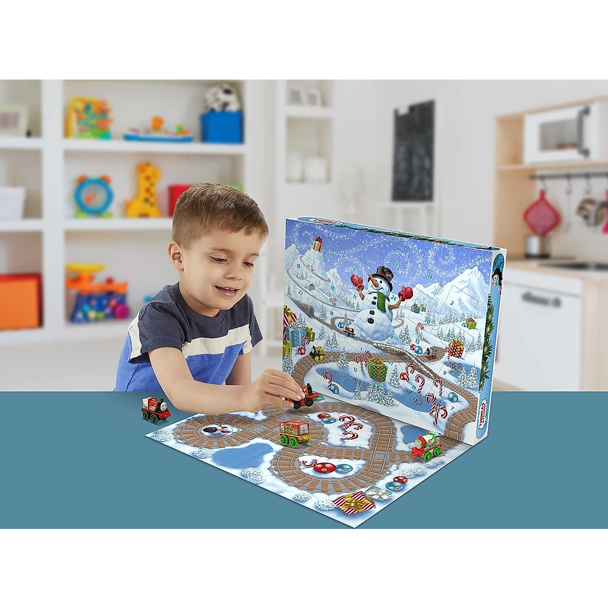 Fisher-Price Thomas & Friends MINIS Advent Calendar 24 miniature push-along toy trains