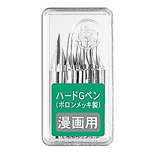 Zebra Pen 80100 G Chrome Nib, Professional Grade Calligraphy and Comic Nib, 10-Count