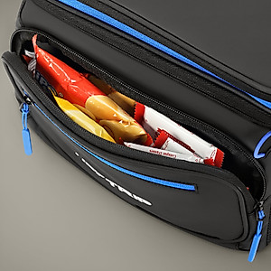 HEYTRIP Expandable Insulated Lunch Box 24 Can Double Deck Cooler Bags Leakproof Lunch Bag for Man Large Lunch Cooler for Camping Travel Picnic(Black)