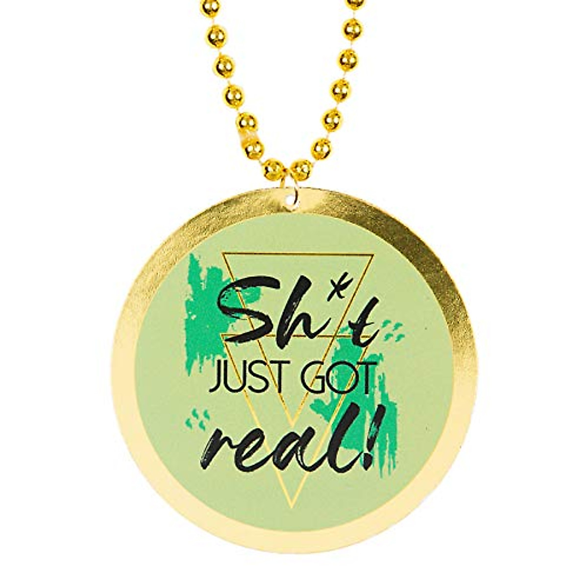 Pavilion - 30th Birthday Novelty Glow In The Dark Shot Glass Beaded Necklace Party Supplies