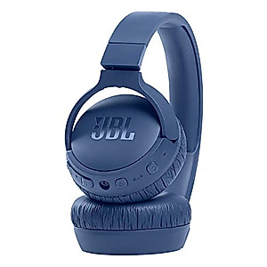 JBL Tune 660NC: Wireless On-Ear Headphones with Active Noise Cancellation - Blue (Renewed)