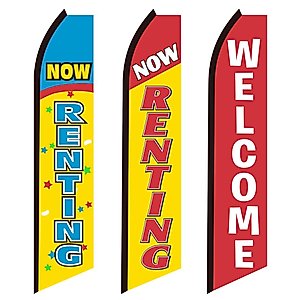 3 Swooper Flags Now Renting Advertising Apartments For Rent