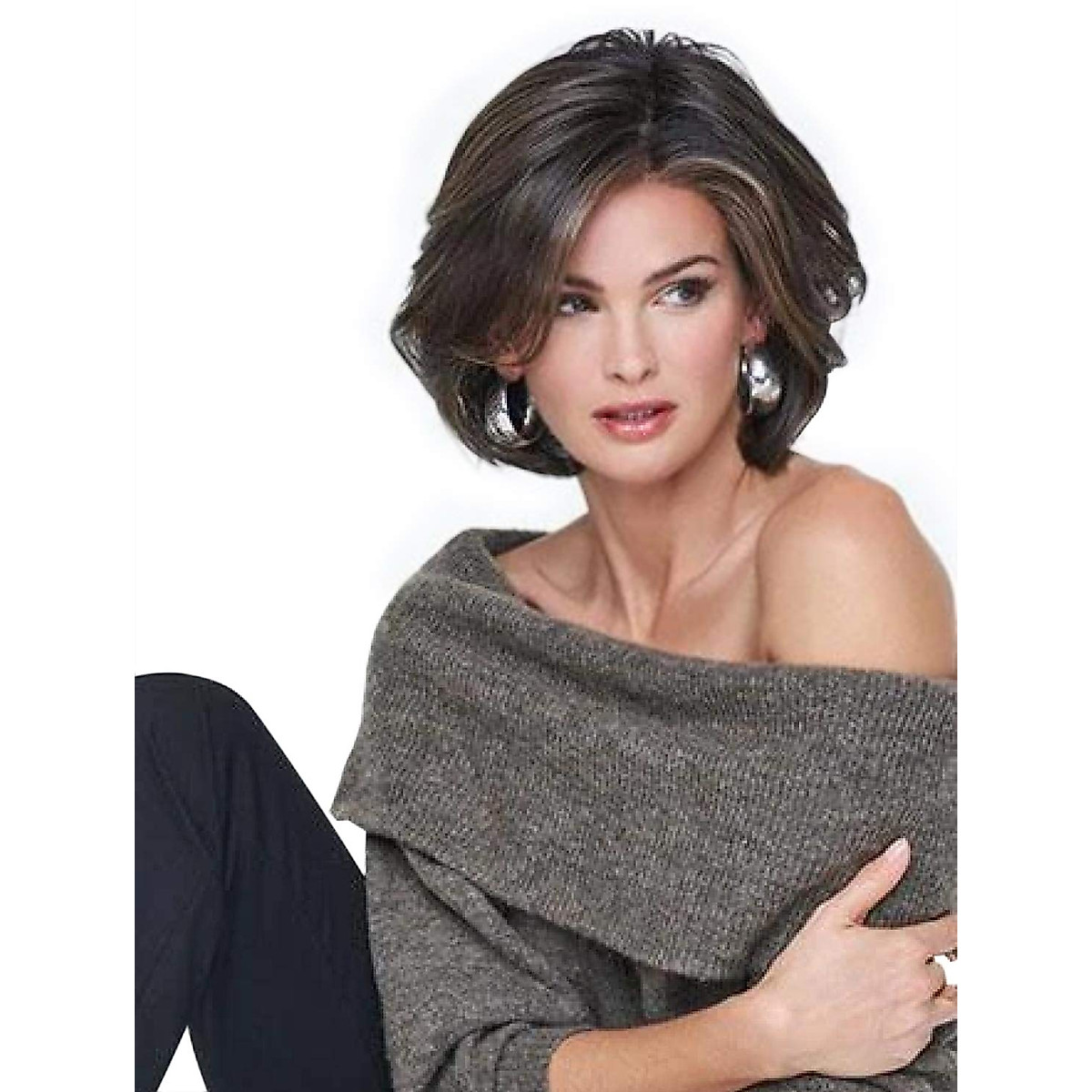 Bundle - 5 Items: In Charge Wig by Raquel Welch, Christy's Wigs Q & A Booklet, 2oz Travel Size Wig Shampoo, Wig Cap & Wide Tooth Comb - Color: SS8_12