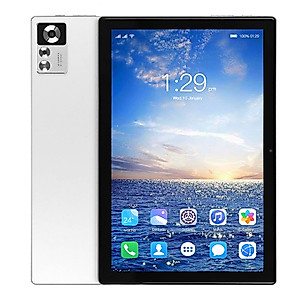 10.1 Inch 5G WiFi Tablet with BT Keyboard, 12S Pro 1960x1080 FHD Screen 4G LTE Tablet for Android12, 8GB RAM 256GB ROM, 7000mAh Octa Core CPU Tablet with Dual Camera for Daily (US Plug)
