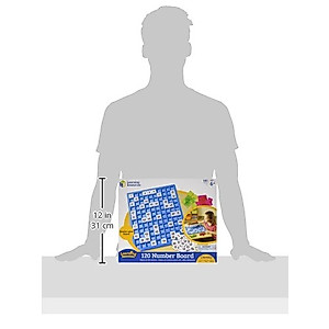 Learning Resources 120 Number Board -181 Pieces, Ages 6+ Learning Math Games for Kids, Educational and Fun Games for Kids
