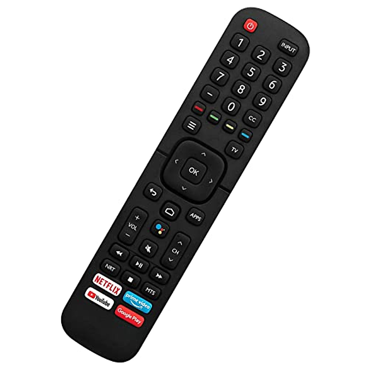 ERF2G60H Remote Control Replacement for Hisense Android Smart TV - No Voice Search