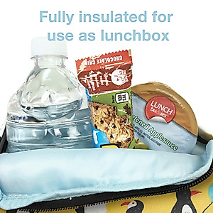 Kinderspel Insulated Lunch Bag for Toddlers, Compact Size Backpack with Chest Harness & Removable Safety Leash, Non-Slip EZ Wear, Water-Resistant, Toddler Travel Bag, Melina Alvin