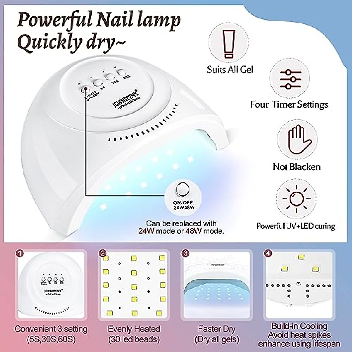 JEWHITENY 14 Colors Poly Extension Gel Nail Kit Nude pink Blue yellow Glitter All In One Poly gel Nail Kit Starter Kit Poly Nail gel Kit With U V Lamp Base Top Coat Gift for Women